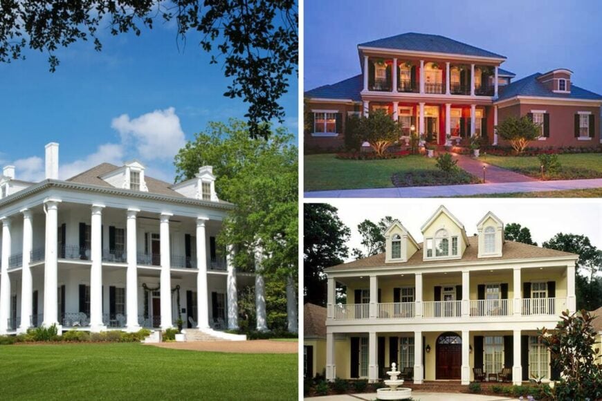 40 Plantation Home Designs - Historical & Contemporary
