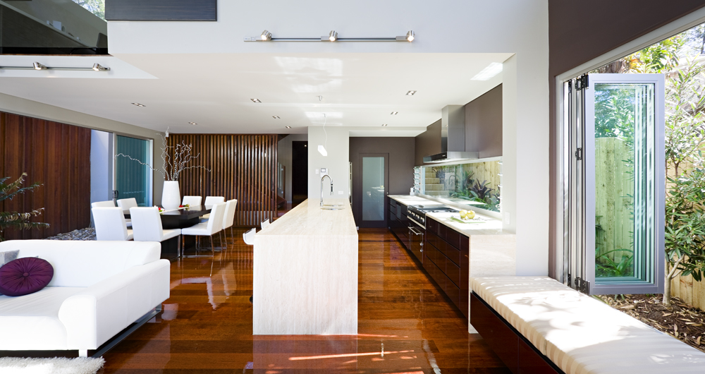 Contemporary Open Concept Home with Plenty of Natural Light By Base ...
