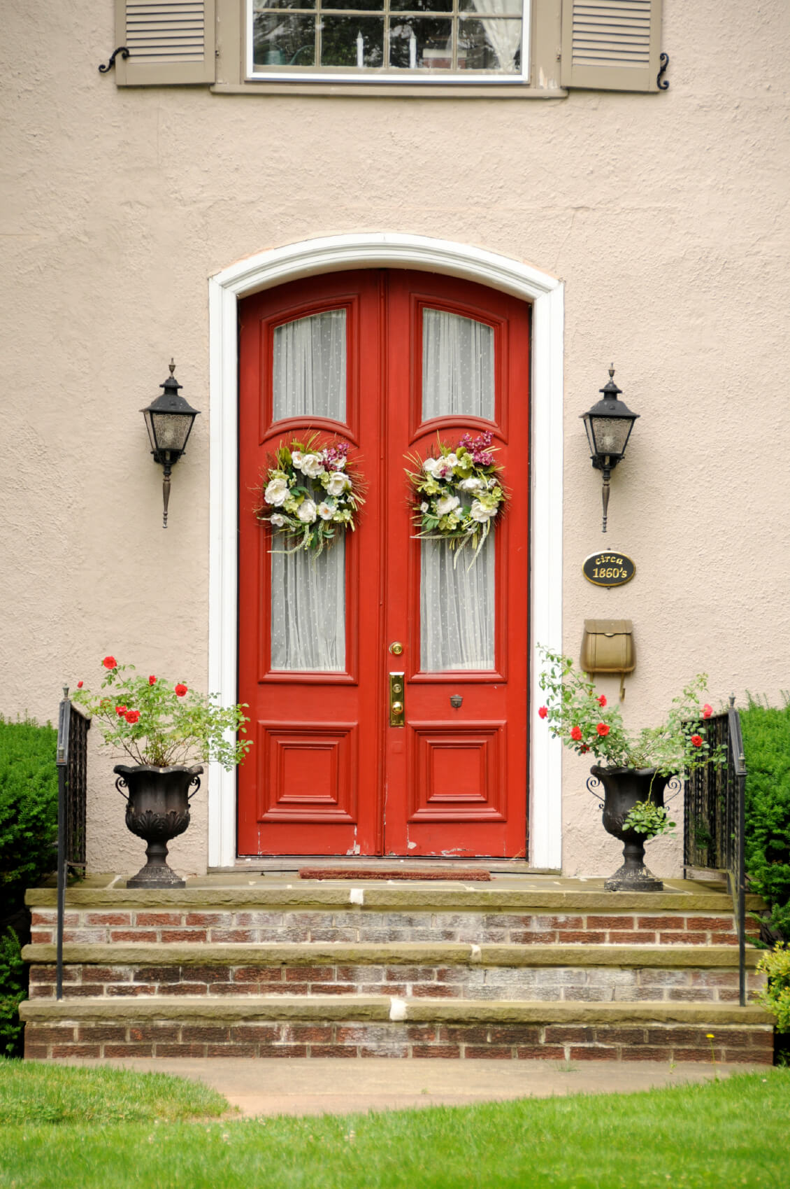 35 Different Red Front Doors (Many Designs & Pictures) - Home Stratosphere