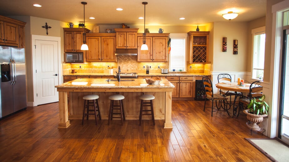 34 Kitchens with Dark Wood Floors (Pictures) - Home Stratosphere