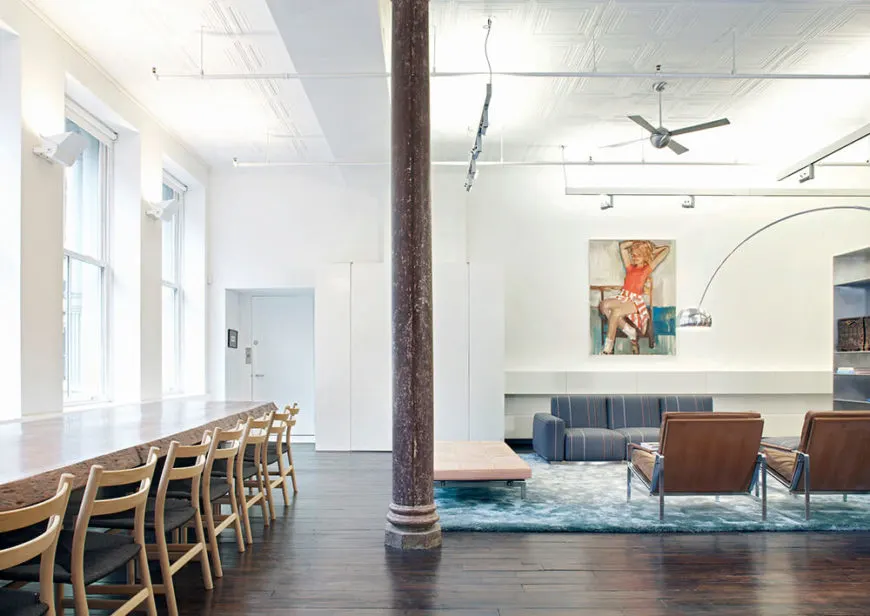 Stunning and Bright Greene Street Loft by Slade Architecture