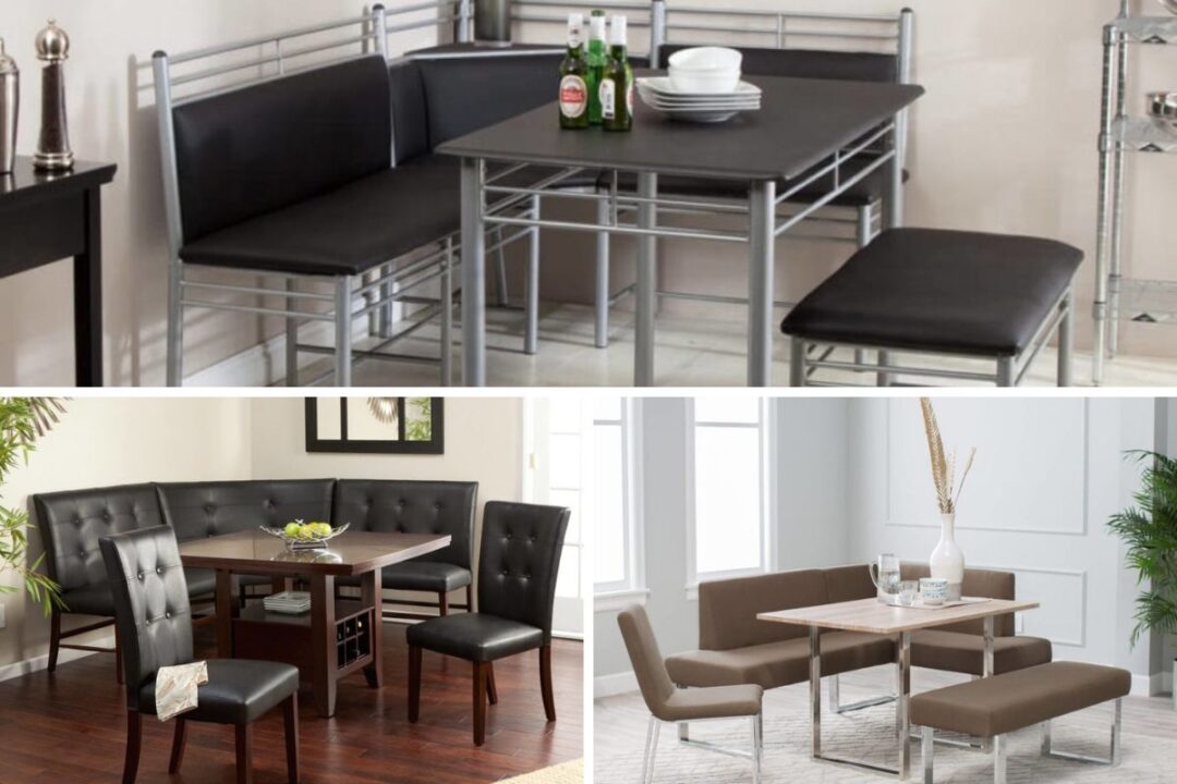 Top 16 Types of Corner Dining Sets (PICTURES)