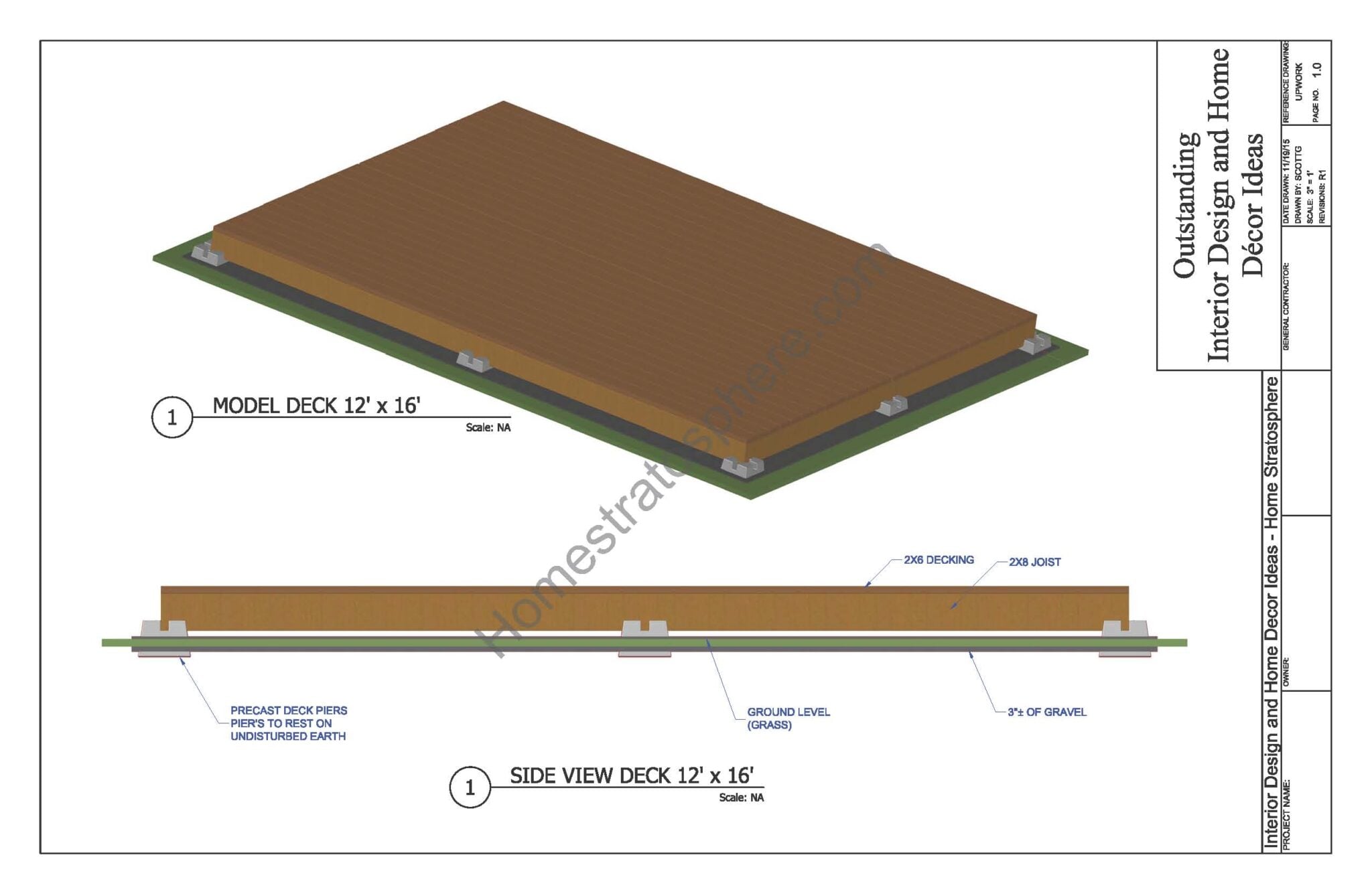 Free Deck Plans and Blueprints Online (with PDF Downloads) – Home ...