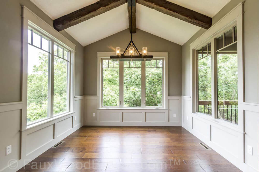 15 Faux Wood Ceiling Beam Ideas (Photos)