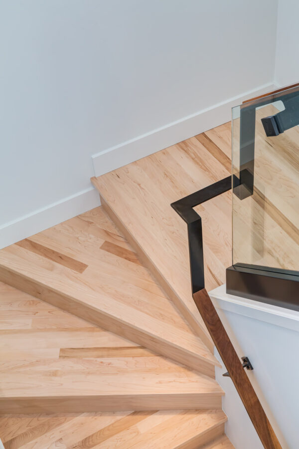 Contemporary Interior Design with Extensive Walnut Millwork by Deana ...