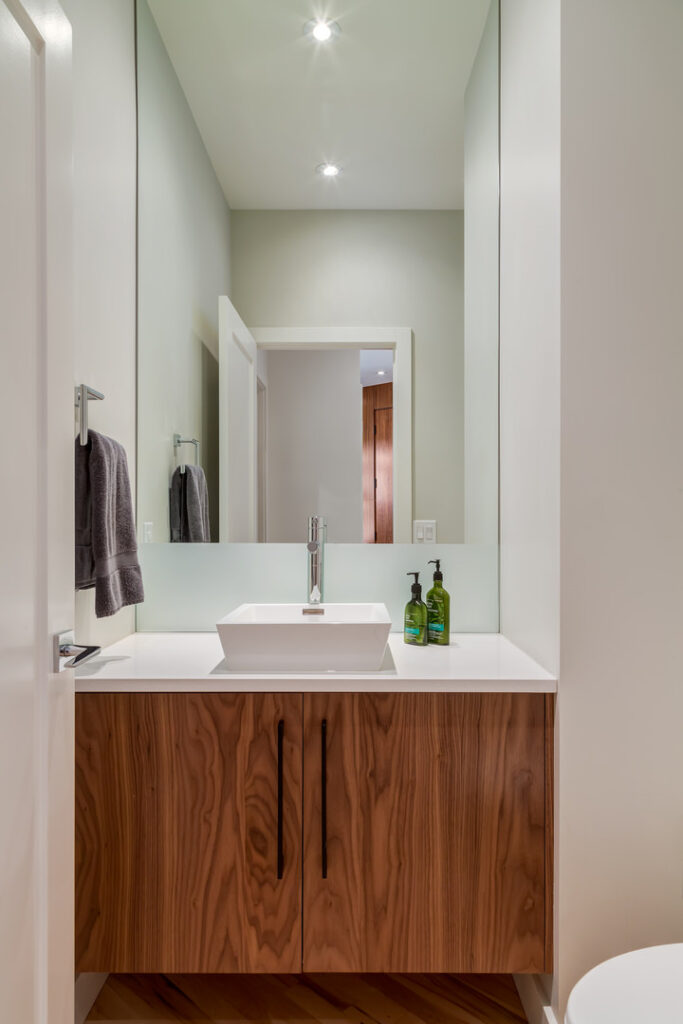 Contemporary Interior Design with Extensive Walnut Millwork by Deana ...