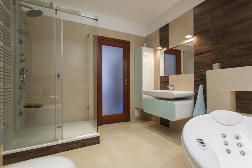55 Primary Bathrooms with Floating Vanities (Photos) – Home Stratosphere