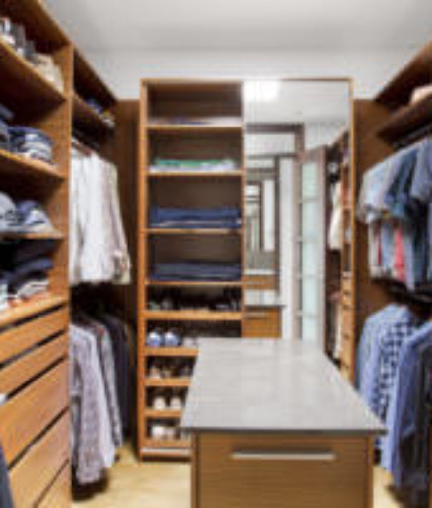 45 Walk-In Closets for Men (Dark and Luxurious)