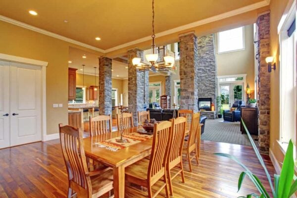 101 Dining Room Examples with a Rectangle Dining Table (Photos)