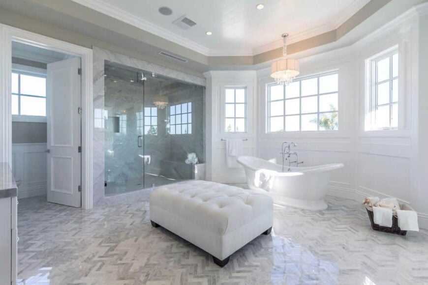 34 Large Luxury Primary Bathrooms that Cost a Fortune