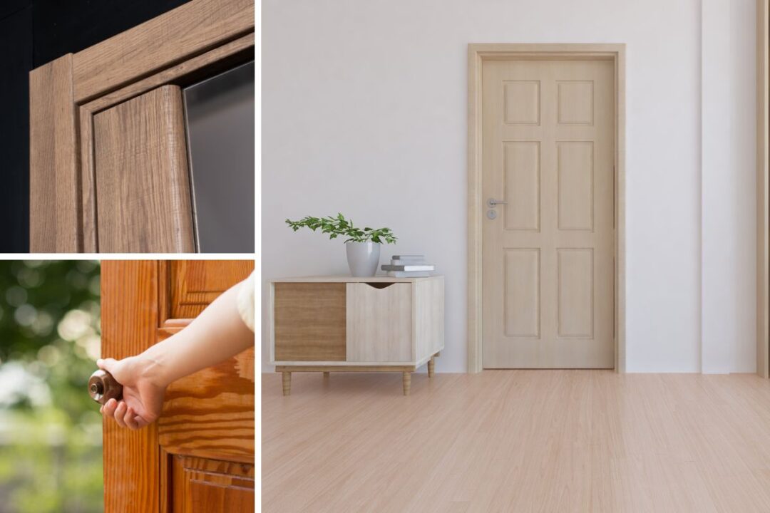 Parts of a Door (Incl. Frame, Knob and Hinge Diagrams)