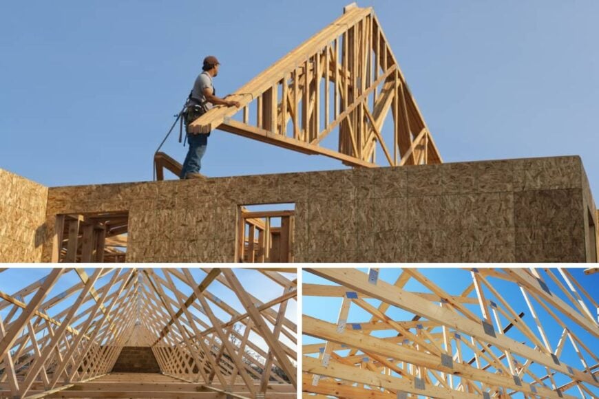 39 Parts of a Roof Truss with Illustrated Diagrams & Definitions