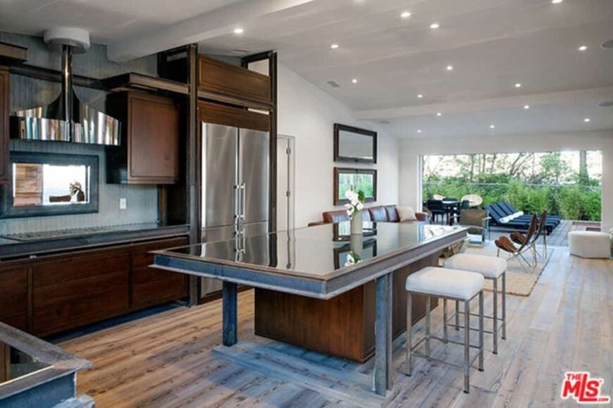 61 Long Kitchen Island Ideas and Examples (Photos)