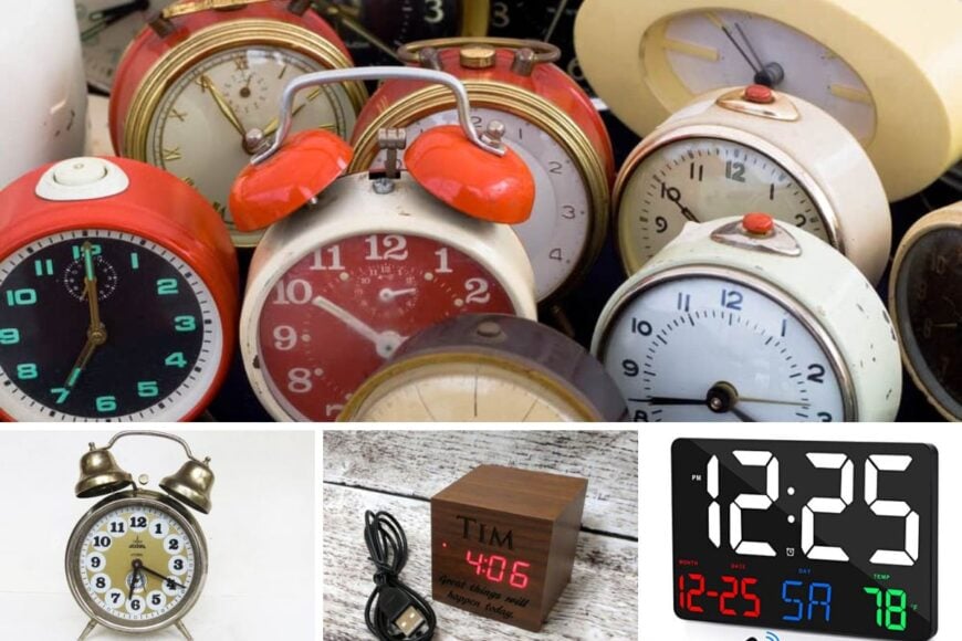36 Different Types Of Alarm Clocks