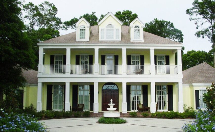52 Yellow Exterior House Ideas (Brick, Vinyl, Stucco, Wood etc.) - Home ...