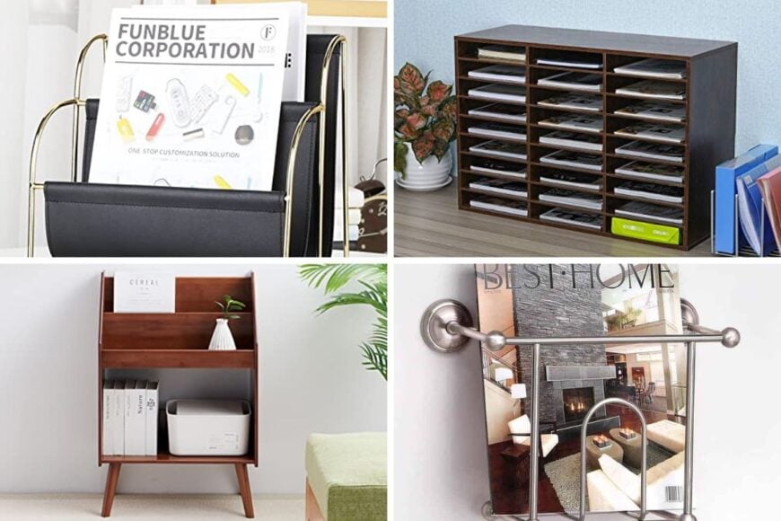 18 Different Types of Magazine Storage Ideas