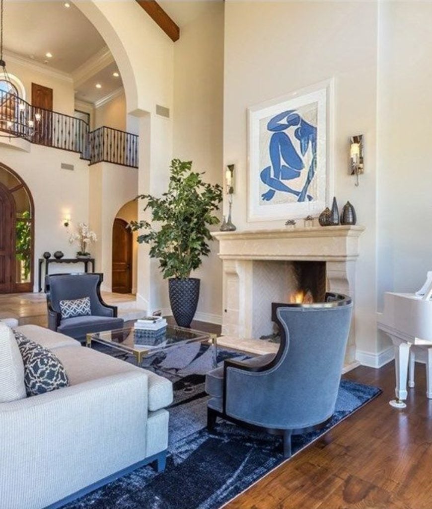 40+ Gorgeous Celebrity Living Rooms (Photos) - Home Stratosphere