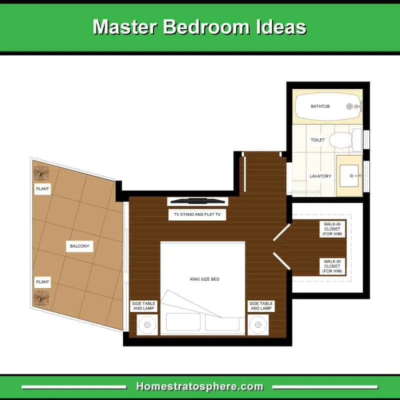 Simple Master Bedroom Floor Plans