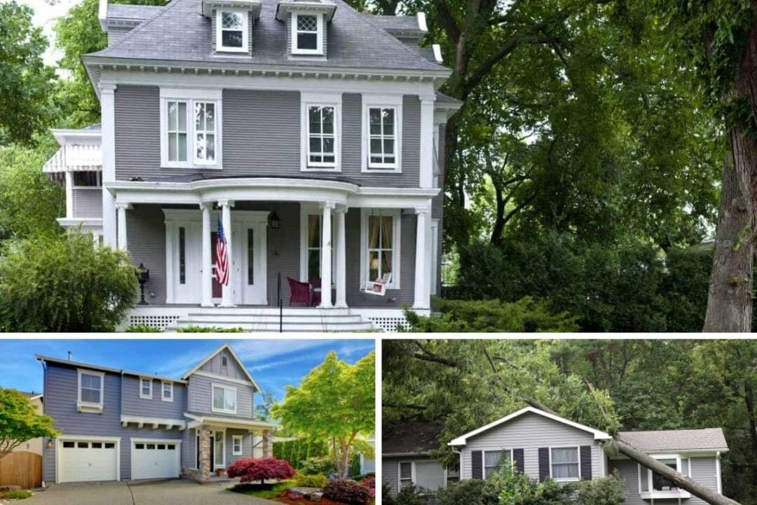 117 Grey Houses in All Types of Styles and Sizes (Photos)