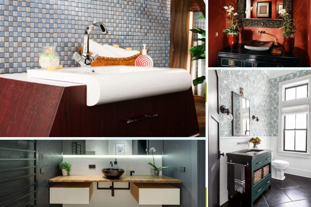 39 Powder Room Design Ideas (Photos) - Home Stratosphere