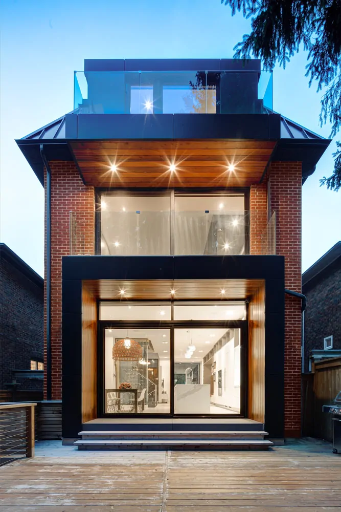 Remodelled Contemporary Narrow Detached Home in Neighborhood by ...