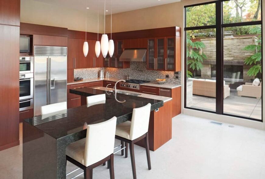 30 Kitchens with Two-Tier Islands (Nice Feature)