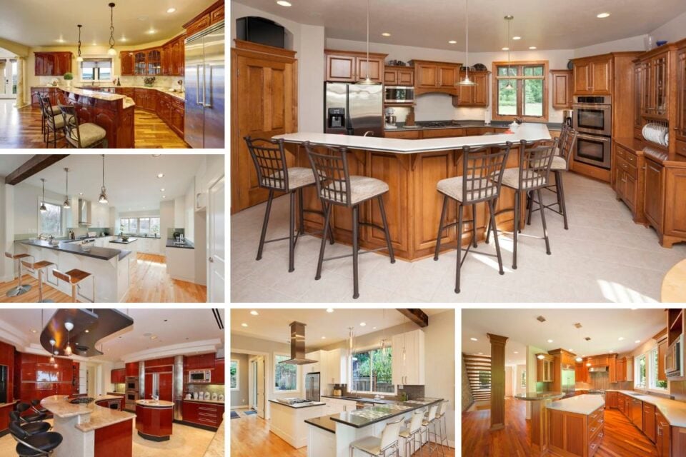 30 Kitchens with Two-Tier Islands (Nice Feature)