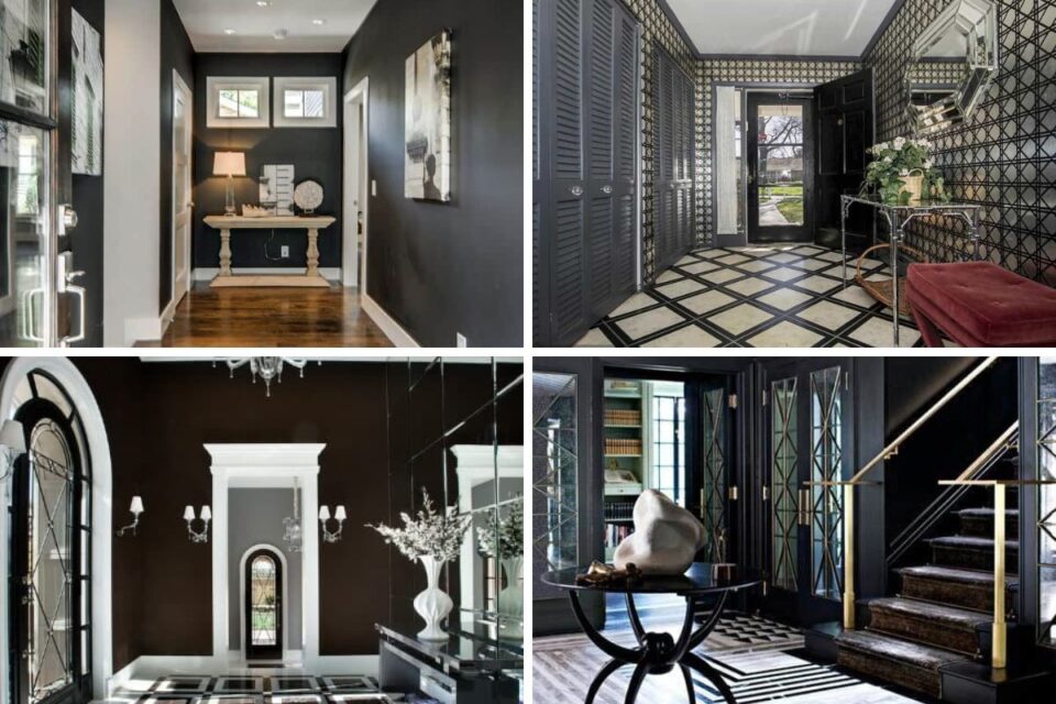 30 Black Foyer Ideas (Photos) - Home Stratosphere