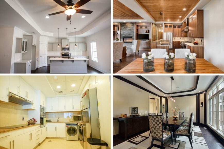 70 Kitchens with Tray Ceilings (Photos)