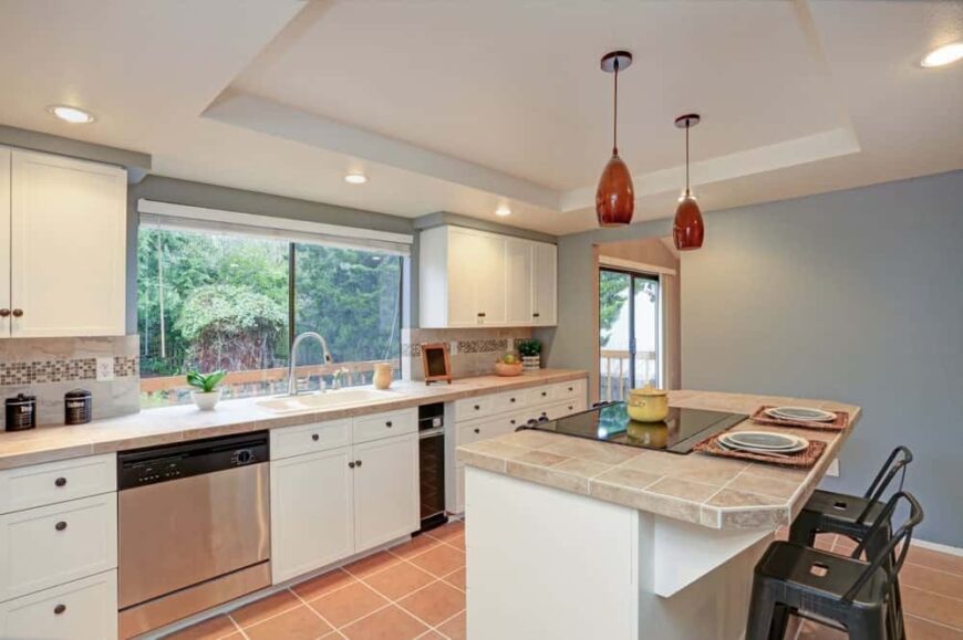 70 Kitchens with Tray Ceilings (Photos) – Page 2 – Home Stratosphere