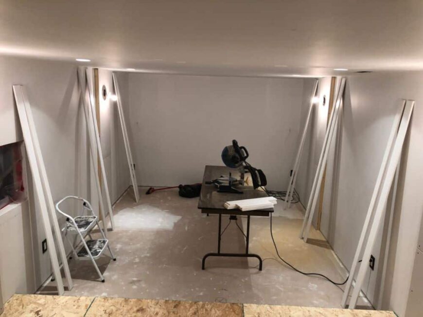 DIY Home Theater with Stadium Seating, Projector and Killer Sound ...