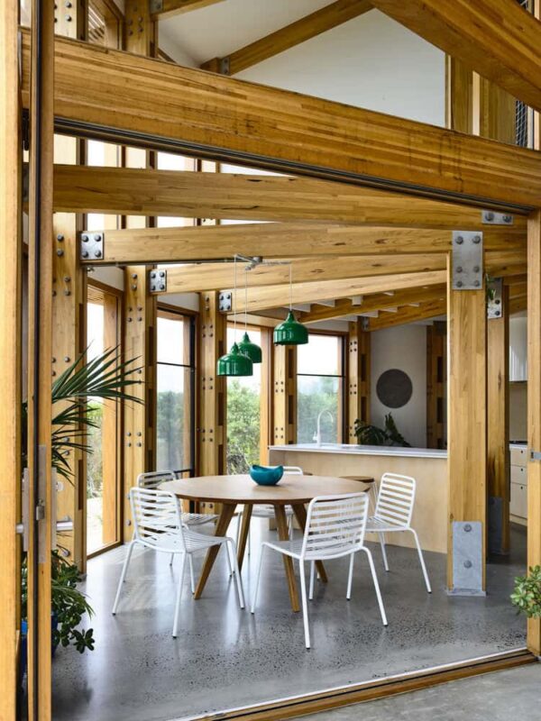 Wooden Round Beach House by Austin Maynard Architects – Home Stratosphere