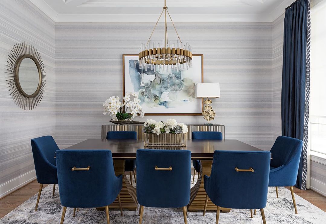 Feast Your Eyes: 20 Gorgeous Blue Dining Room Ideas that Will Elevate ...