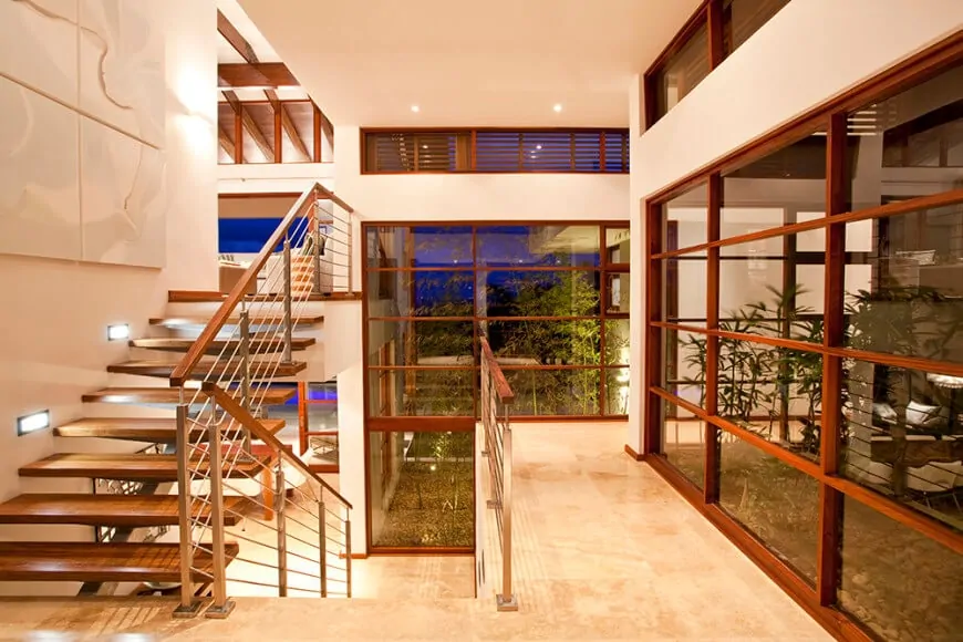 45 Half-Turn Staircase Ideas (Photos)