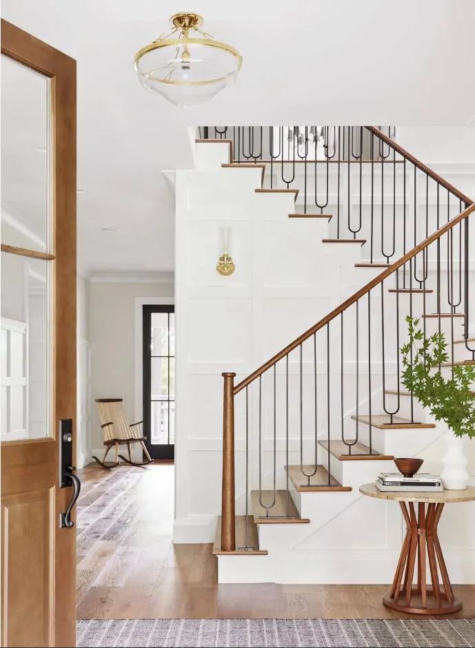 45 Half-Turn Staircase Ideas (Photos)