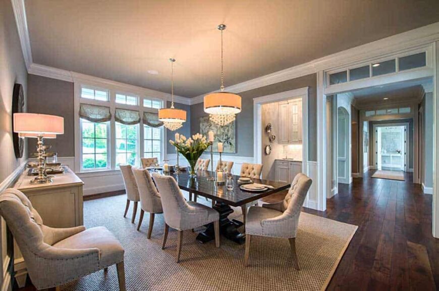 95 Transitional Style Dining Room Ideas (Photos)