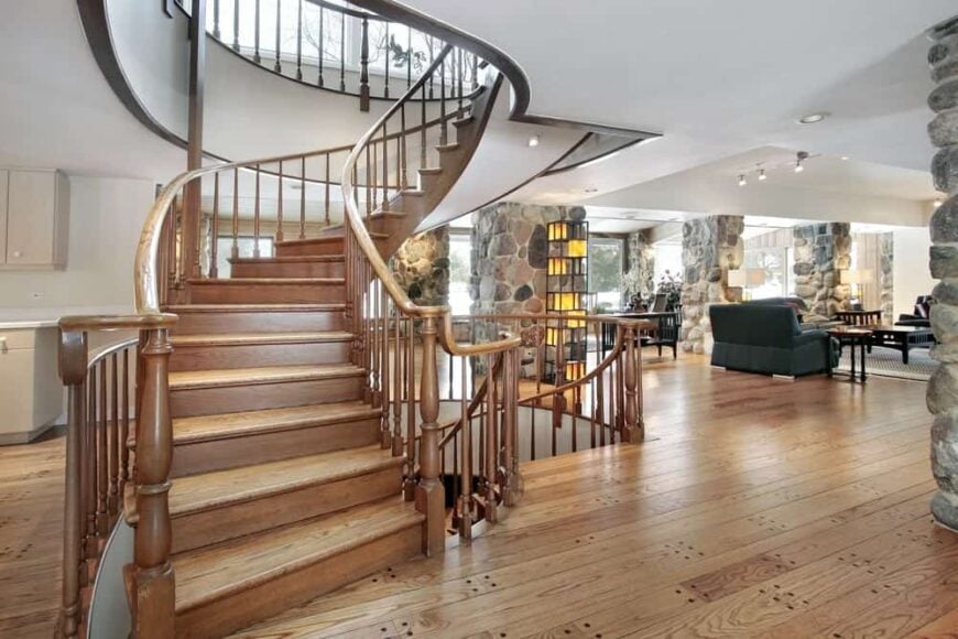 40 Curved Staircase Ideas (Photos) – Home Stratosphere