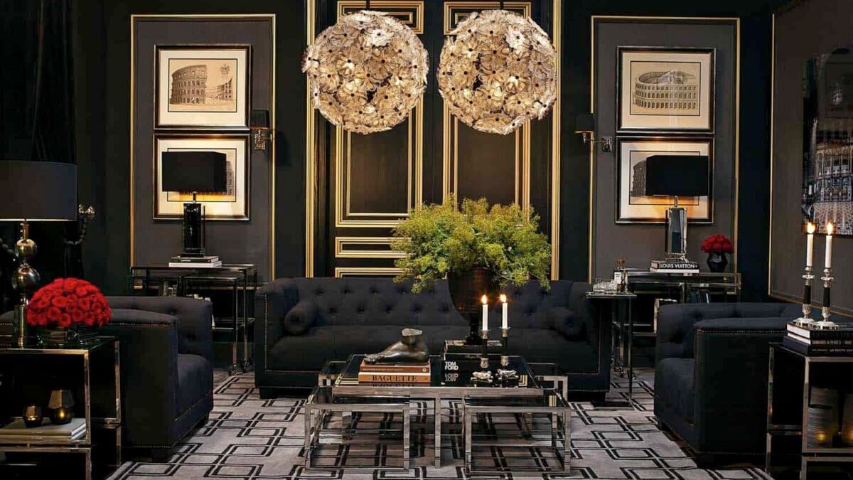 Black Living Room