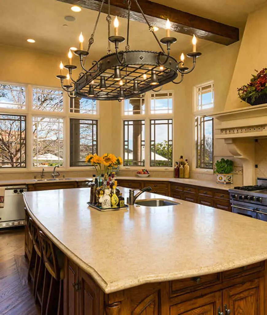 23 Illuminating Kitchen Ideas Enhanced with Chandelier Lighting - Home ...