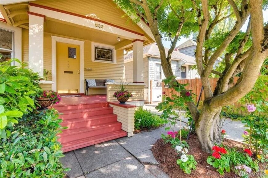 45 Craftsman House Landscaping Ideas (Photos) - Homeporio