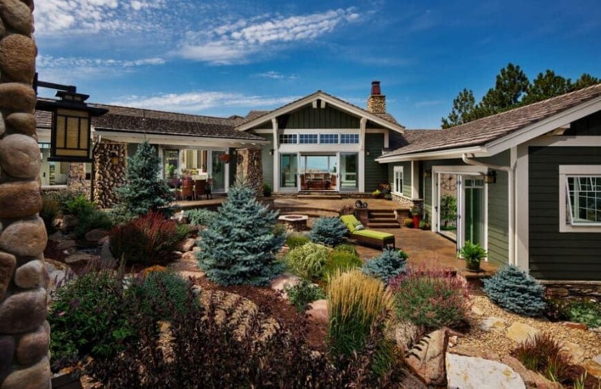 45 Craftsman House Landscaping Ideas (Photos) - Homeporio