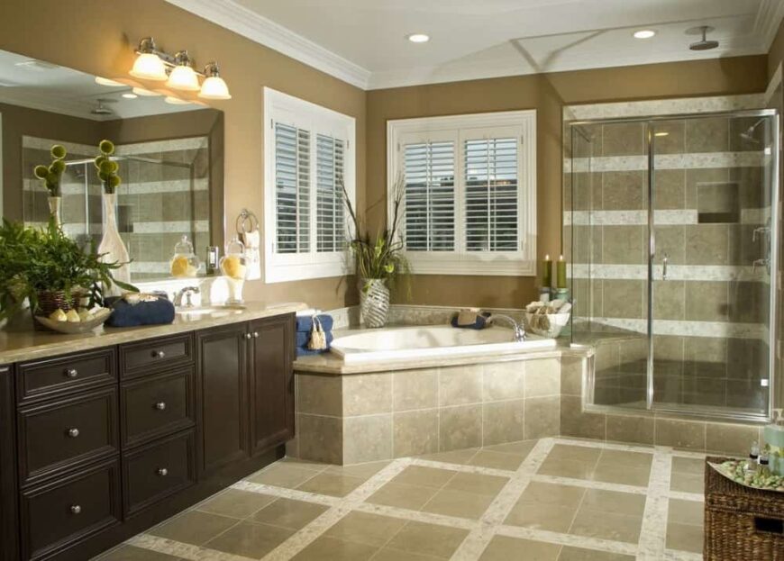 95 Brown Bathroom Ideas (Photos) – Home Stratosphere