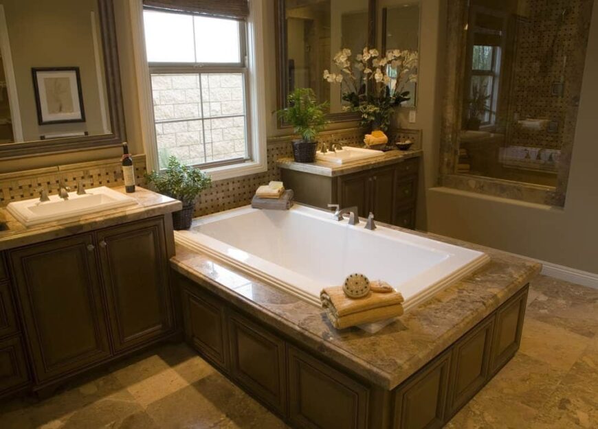 95 Brown Bathroom Ideas (Photos)