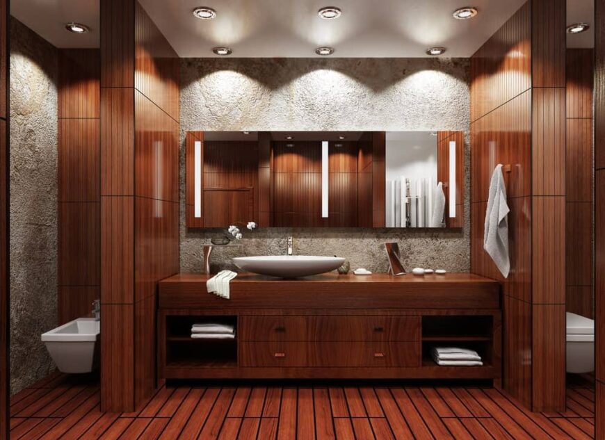 95 Brown Bathroom Ideas (Photos) – Page 2 – Home Stratosphere