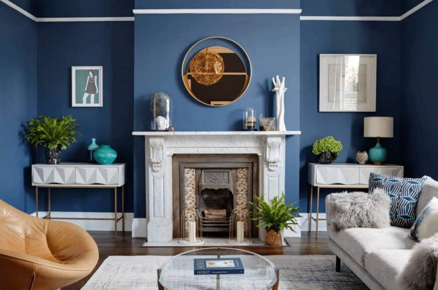 18 Beguilingly Blue Living Room Inspirations – Home Stratosphere