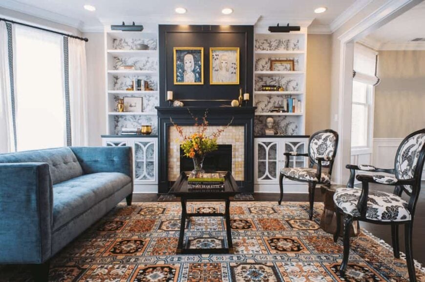 60 Eclectic Living Room Ideas (Photos)