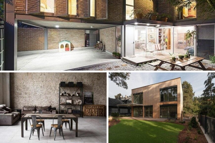 20 Industrial Style Homes – Exterior and Interior Examples & Ideas (Photos)