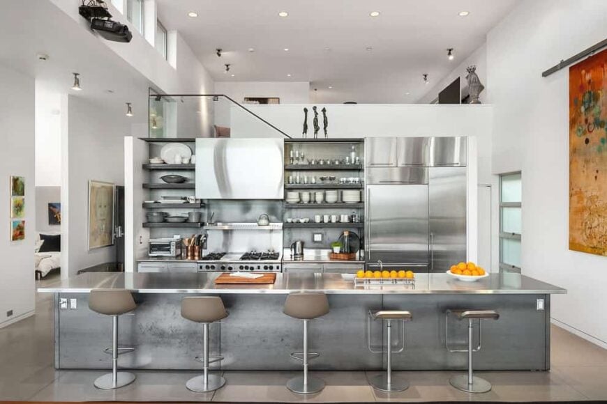 18 Stunning Silver Kitchen Inspirations