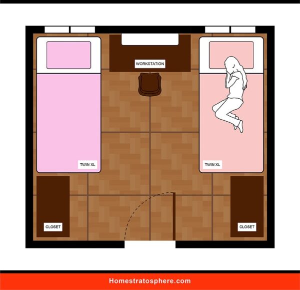 25 Diverse Kids’ Bedroom Layouts (Floor Plans) – Home Stratosphere