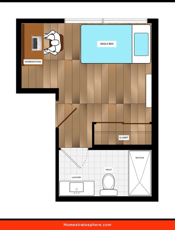 25 Diverse Kids’ Bedroom Layouts (Floor Plans) – Home Stratosphere